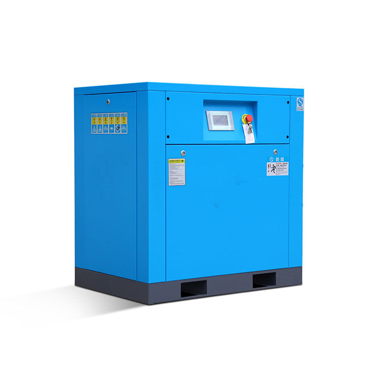 Belt Rotary Variable Speed Screw Compressor 80℃ Outlet Temperature Air ...